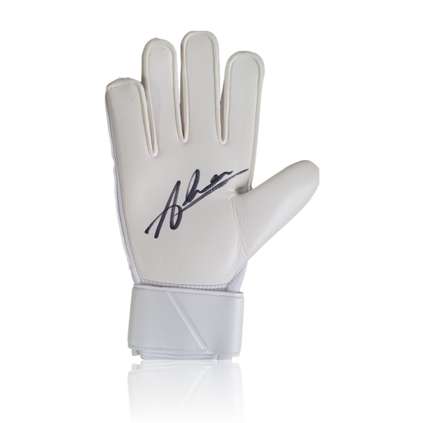 Alisson Becker Hand Signed White Nike Match Goalkeepers Glove – AAA ...