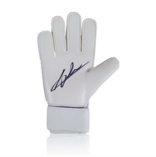 Alisson Becker Hand Signed White/Black Nike Match Goalkeepers Glove ...