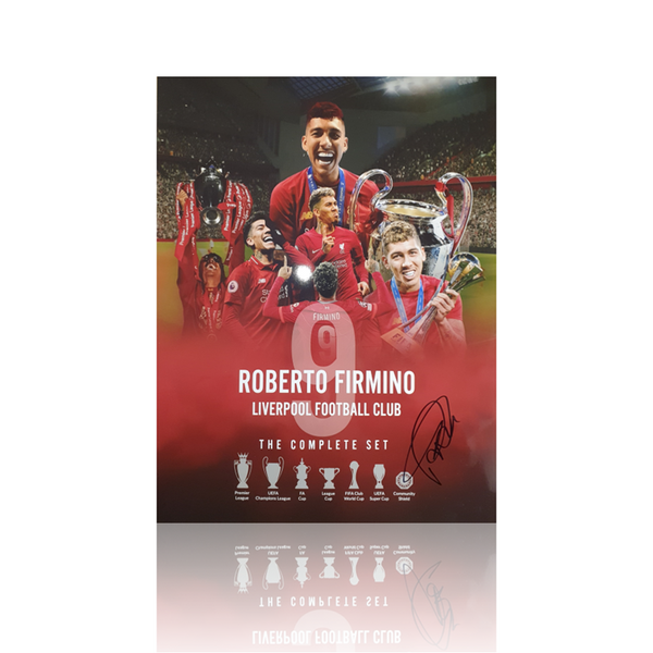 Roberto Firmino Hand Signed 12" X 16" Montage – AAA Sports Memorabilia