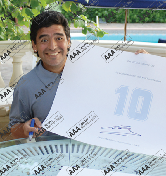 Diego Maradona Signed Limited Edition OPUS Book – AAA Sports Memorabilia