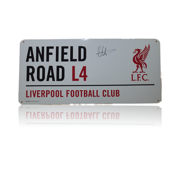 Trent Alexander-Arnold Hand Signed Anfield Road Sign – AAA Sports ...